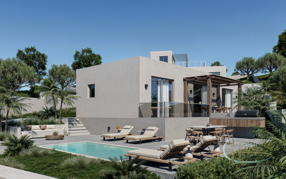 Nieuwbouwwoning met zwembad en prachtig uitzicht op zee - Creta Houses